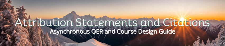 Attribution Statements and Citations – Design and Shine